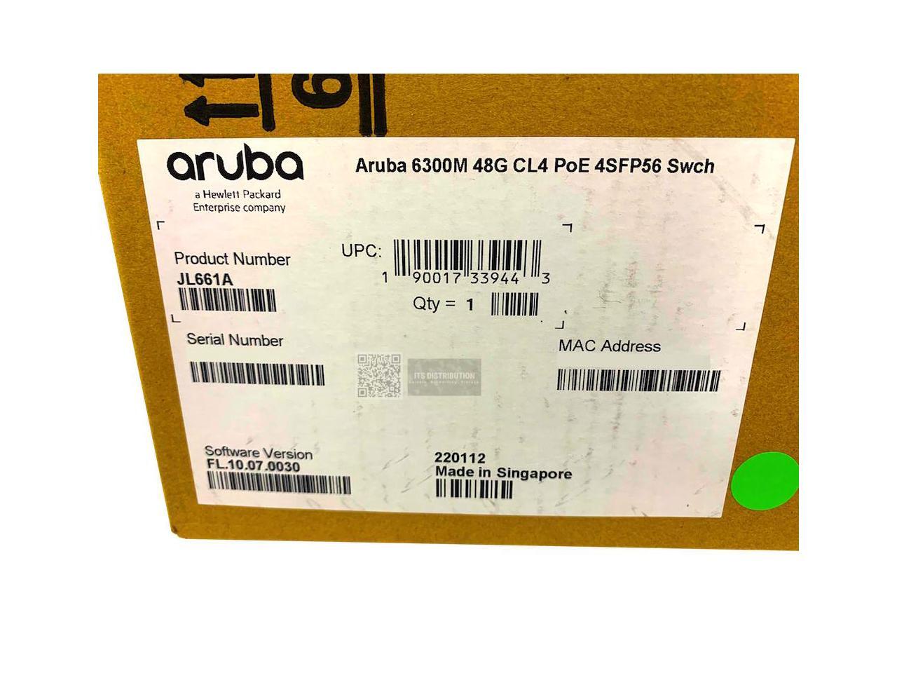 HPE Aruba 6300M 48G CL4 PoE 4SFP56 Switch (JL661A) - Newegg.com