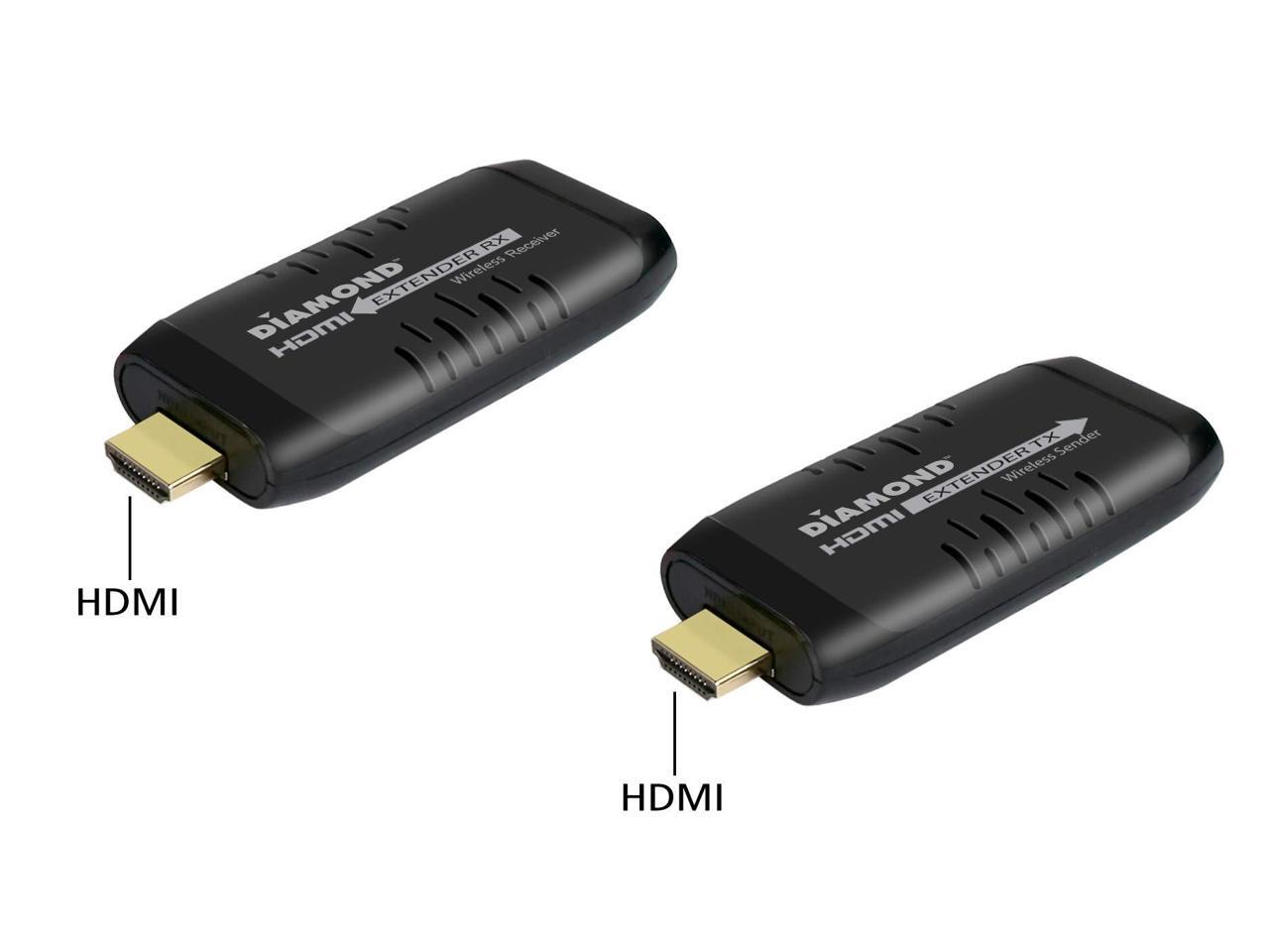 Diamond Wireless HDMI USB Powered Extender Kit, TV Transmitter ...