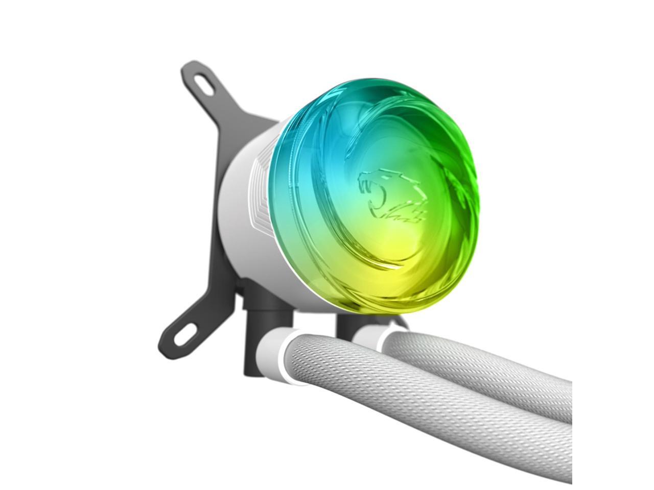 iBUYPOWER AW4 240mm Radiator CPU AIO Liquid Cooler (2024), 2x 120mm ...