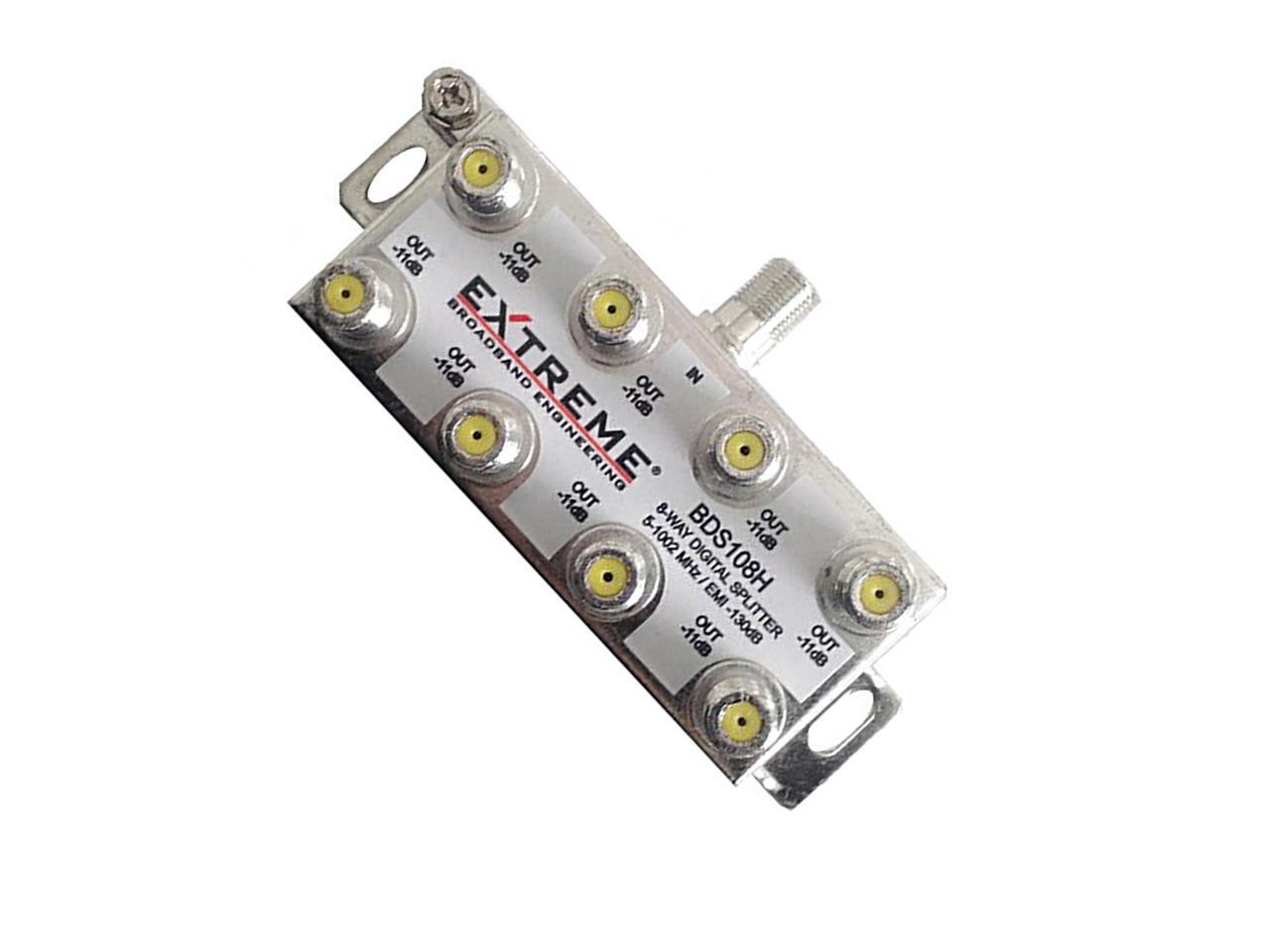 EXTREME 8 WAY BALANCED HD DIGITAL 1GHz HIGH PERFORMANCE HORIZONTAL COAX ...
