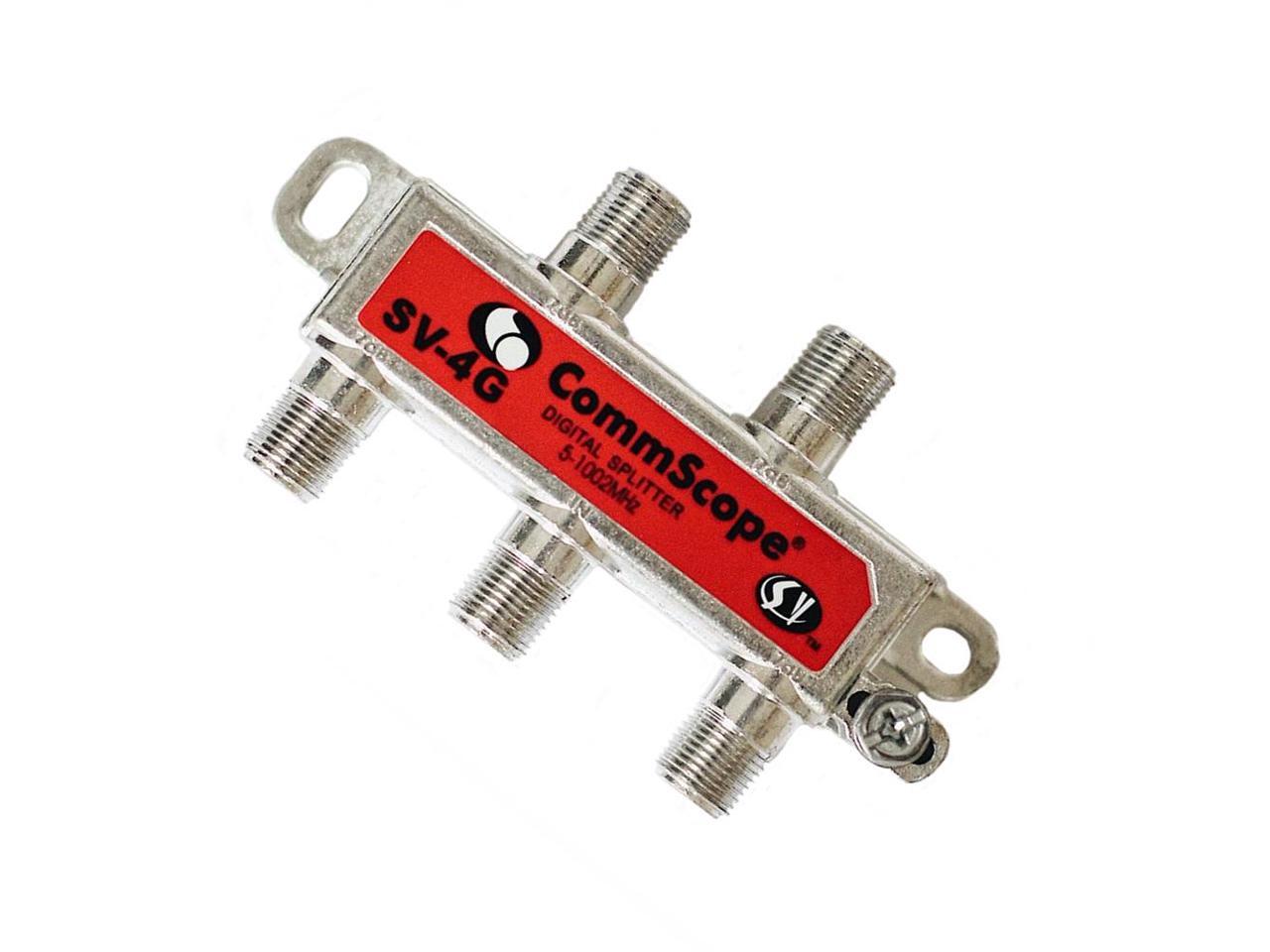 Commscope SV-4G 4-way Coaxial Digital Splitter 5-1000mhz - Newegg.com