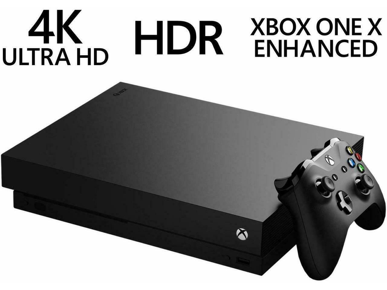 Refurbished: Microsoft Xbox One X 1TB 4K Ultra HD Gaming Console ...