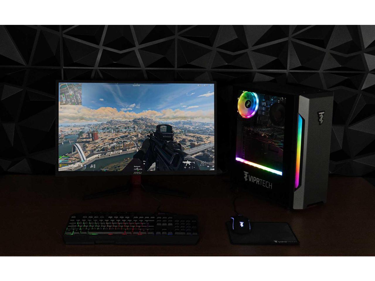 ViprTech Rebel 1.0 Gaming PC - AMD Ryzen 5 (12-LCore @ 3.9Ghz), NVIDIA ...