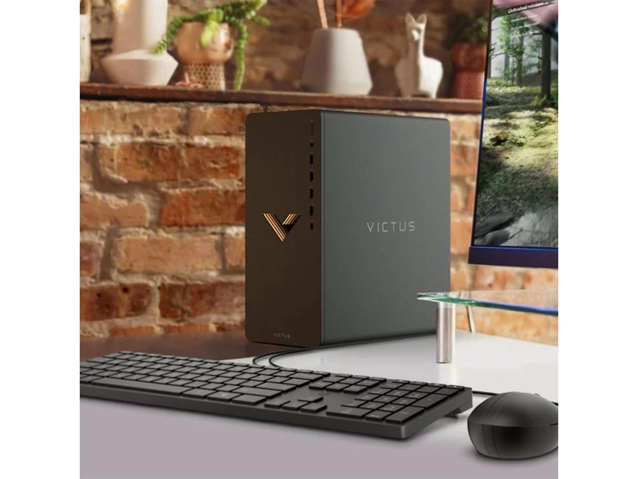 HP Victus Gaming Tower Desktop, AMD Ryzen 5 5600G Processo, AMD Radeon ...