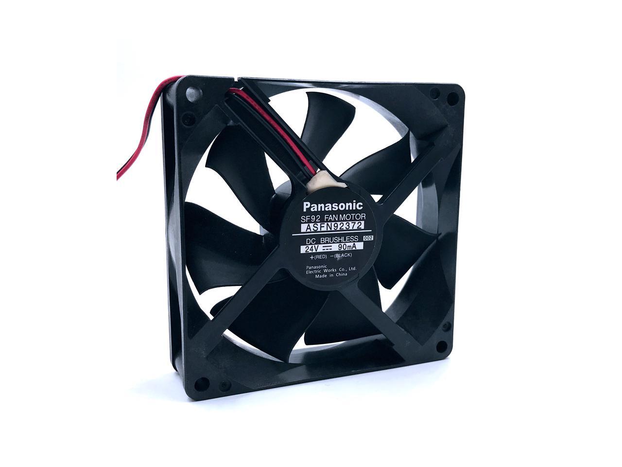 92mm fan 24V fan ASFN92372 9225 92*92*25mm 12V 24V 0.09A silent quiet ...