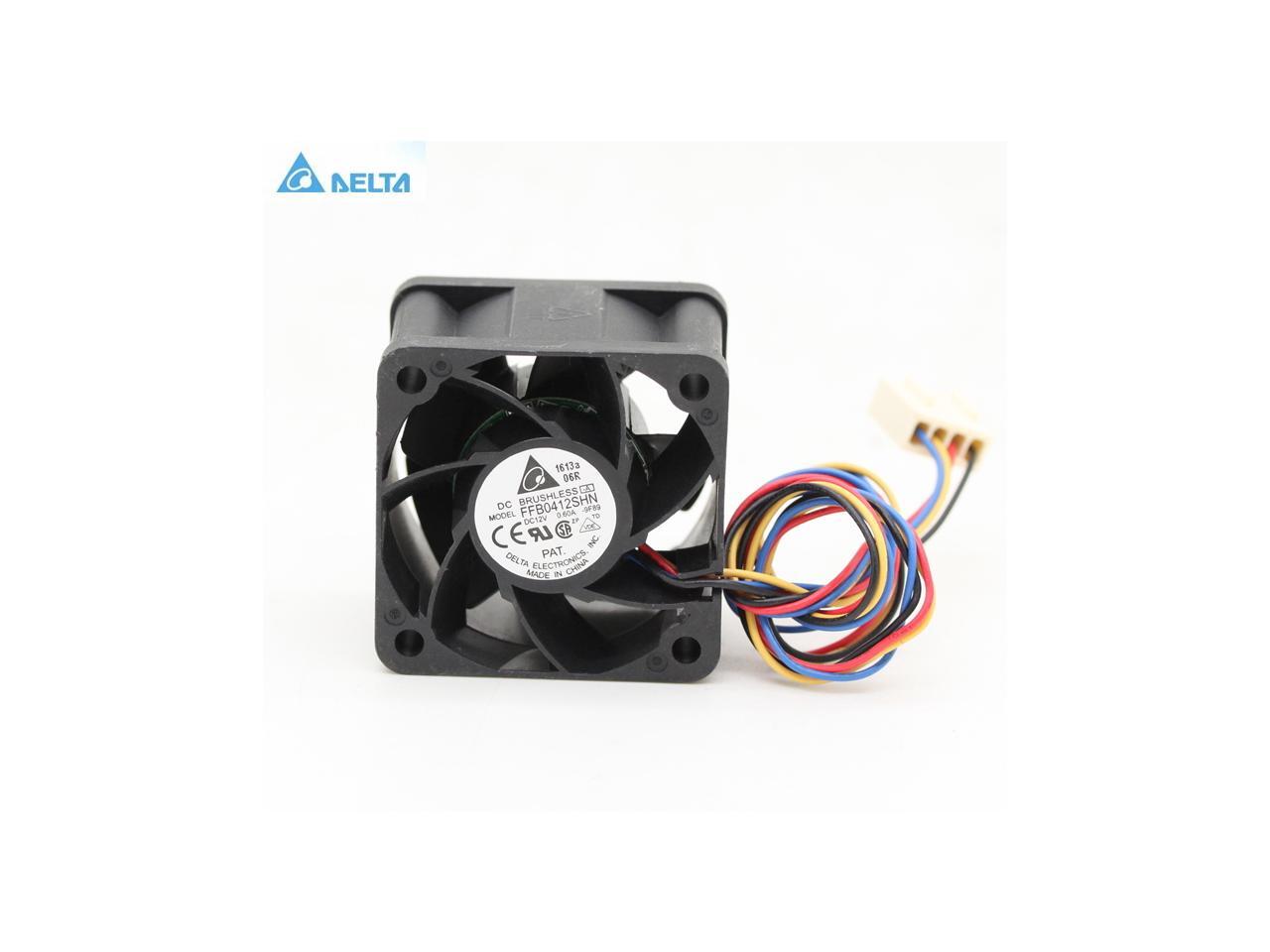 delta FFB0412SHN 12V 0.60A 40mm 4cm DC PWM server inverter case axial ...