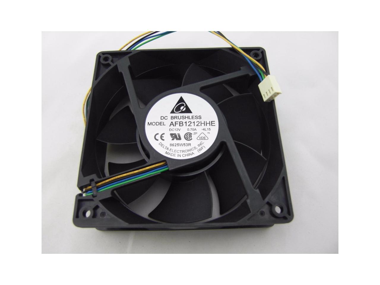 delta AFB1212HHE 12038 4-wire PWM intelligent temperature control 12V 0.7A 120x120x38MM - Newegg.com
