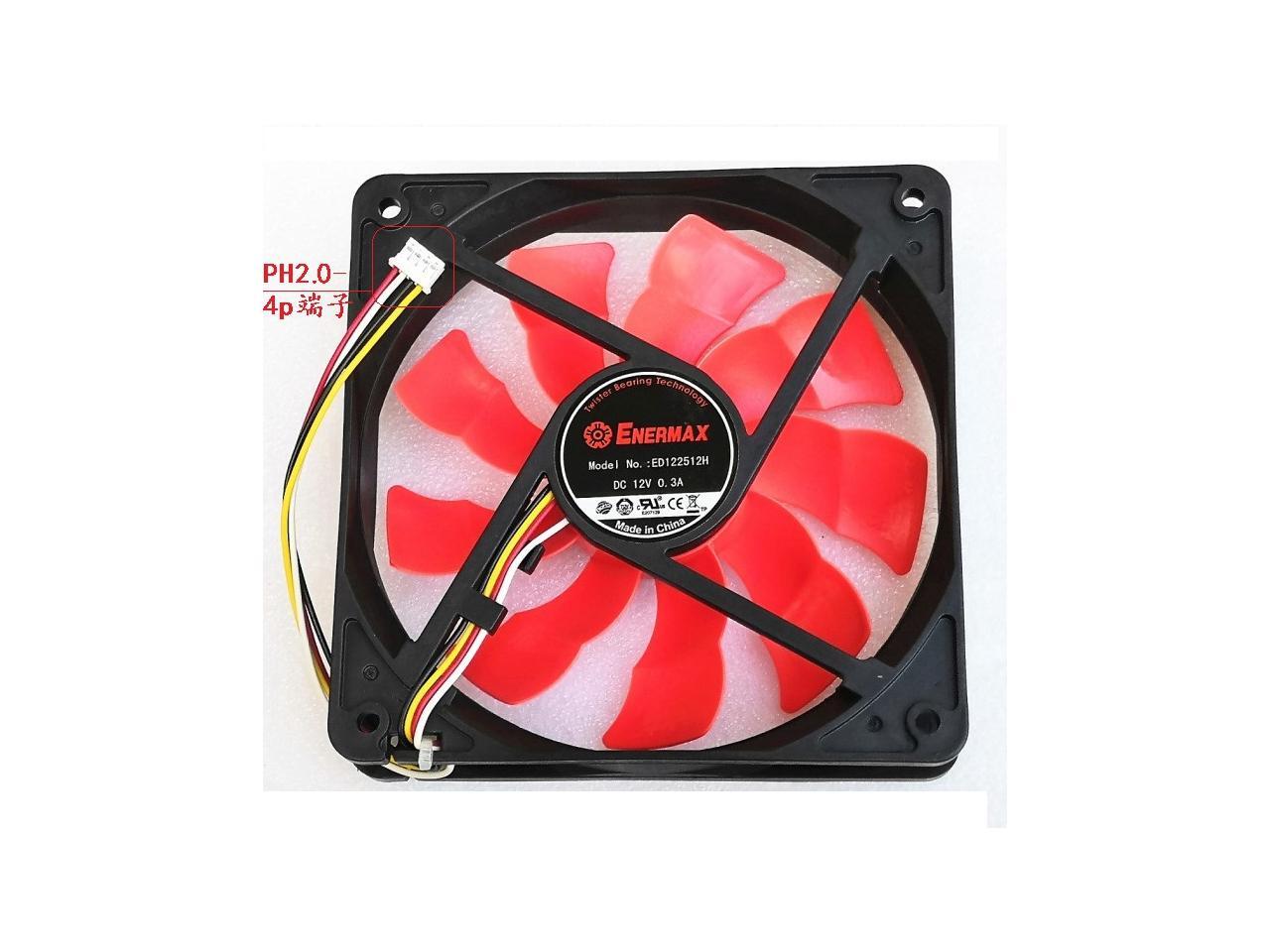 120mm cooling fan 12cm 12025 12cm fan ed122512h 12V 0.30a power supply ...