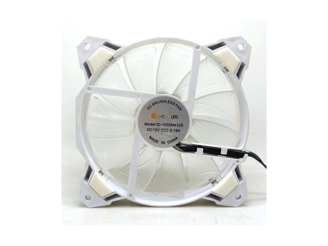 120mm led cooling fan 12cm Id-12025m12s 12cm 4Pin PWM temperature ...