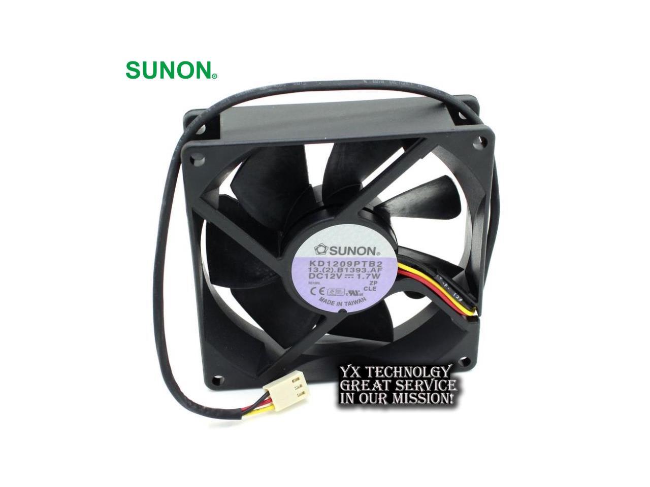 SUNON 9225 KD1209PTB2 DC12V 1.7W three wire speed fan 9CM 92 * 92 * 25MM - Newegg.com