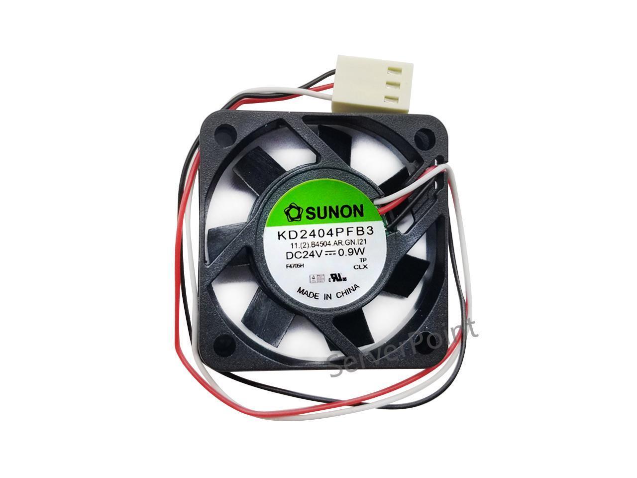for Sunon KD2404PFB3 Server Square Fan 3-Wire B4504.AR.GN.I21 DC 24V 0 ...