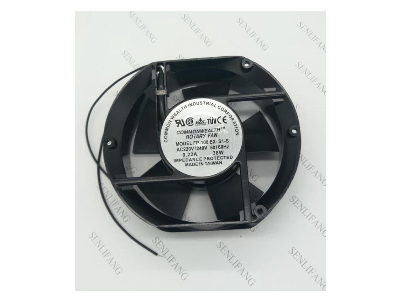 Working for FP-108EX-S1-S 220V 38W 0.22A Axial Fan 170*150*51mm 2pin ...