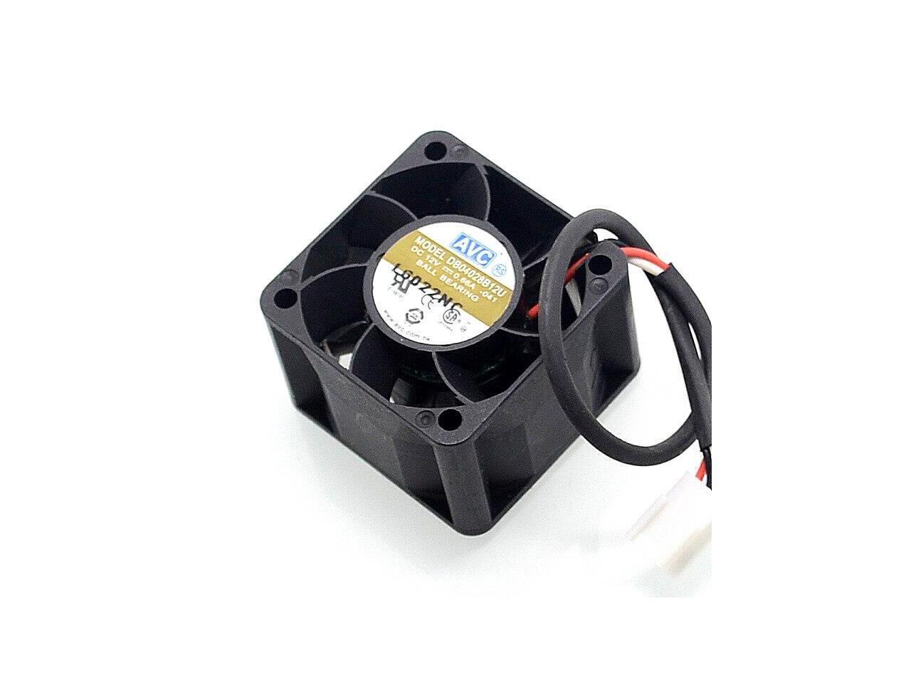 1pcs New 4028 double ball bearing fan DB04028B12U 1U server chassis fan ...