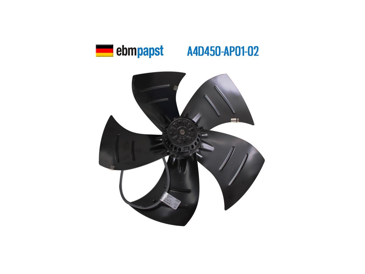 Original ebmpapst A4D450-AP01-02 230V/400V 0.48/0.53A outer rotor fan ...
