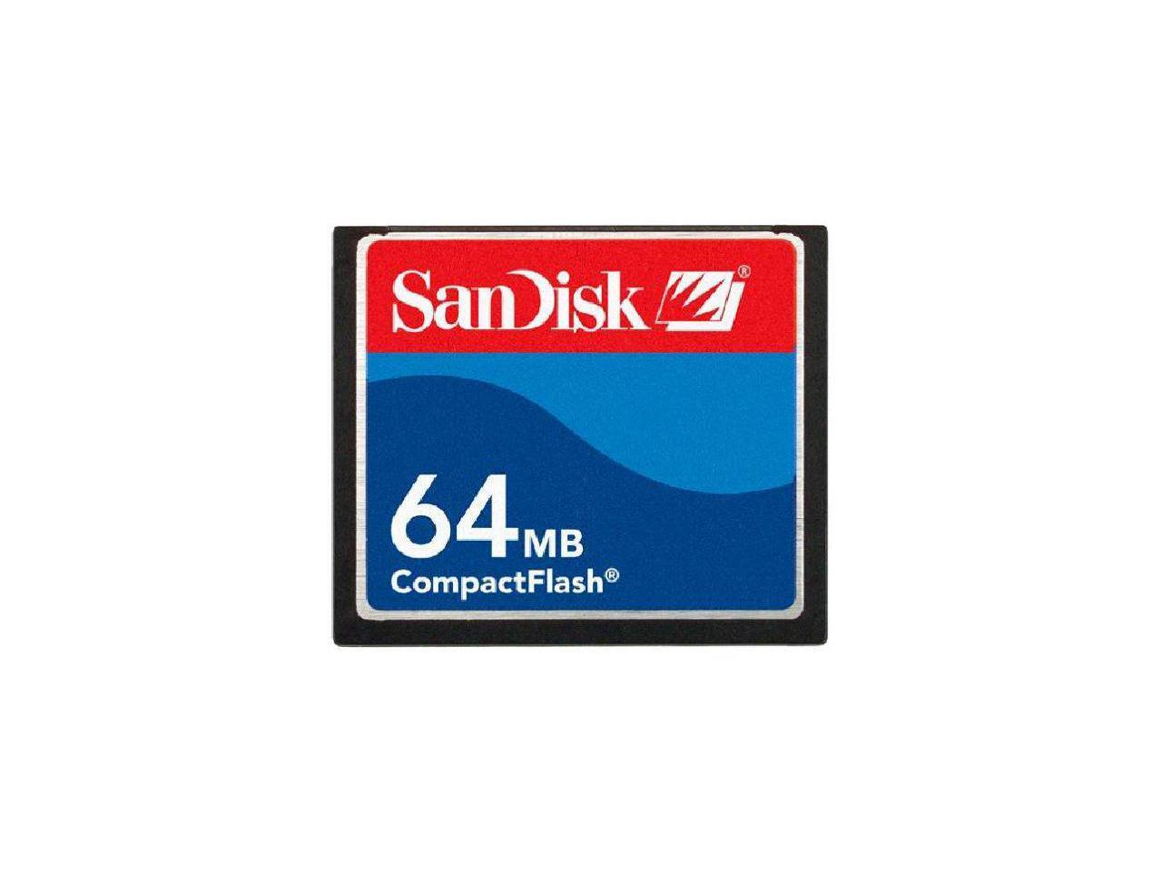 SanDisk 64MB Compact Flash (CF) Flash Card Model SDCFB-64-A10 - Newegg.com