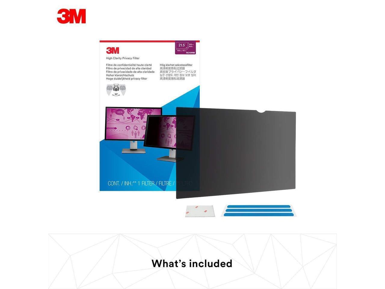 3M™ High Clarity Privacy Filter For 21.5" Widescreen Monitor - Newegg.com