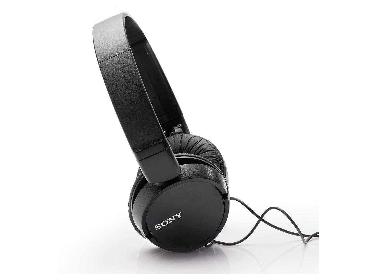 Sony MDRZX110 ZX Series Stereo Headphones (Black) - Newegg.com