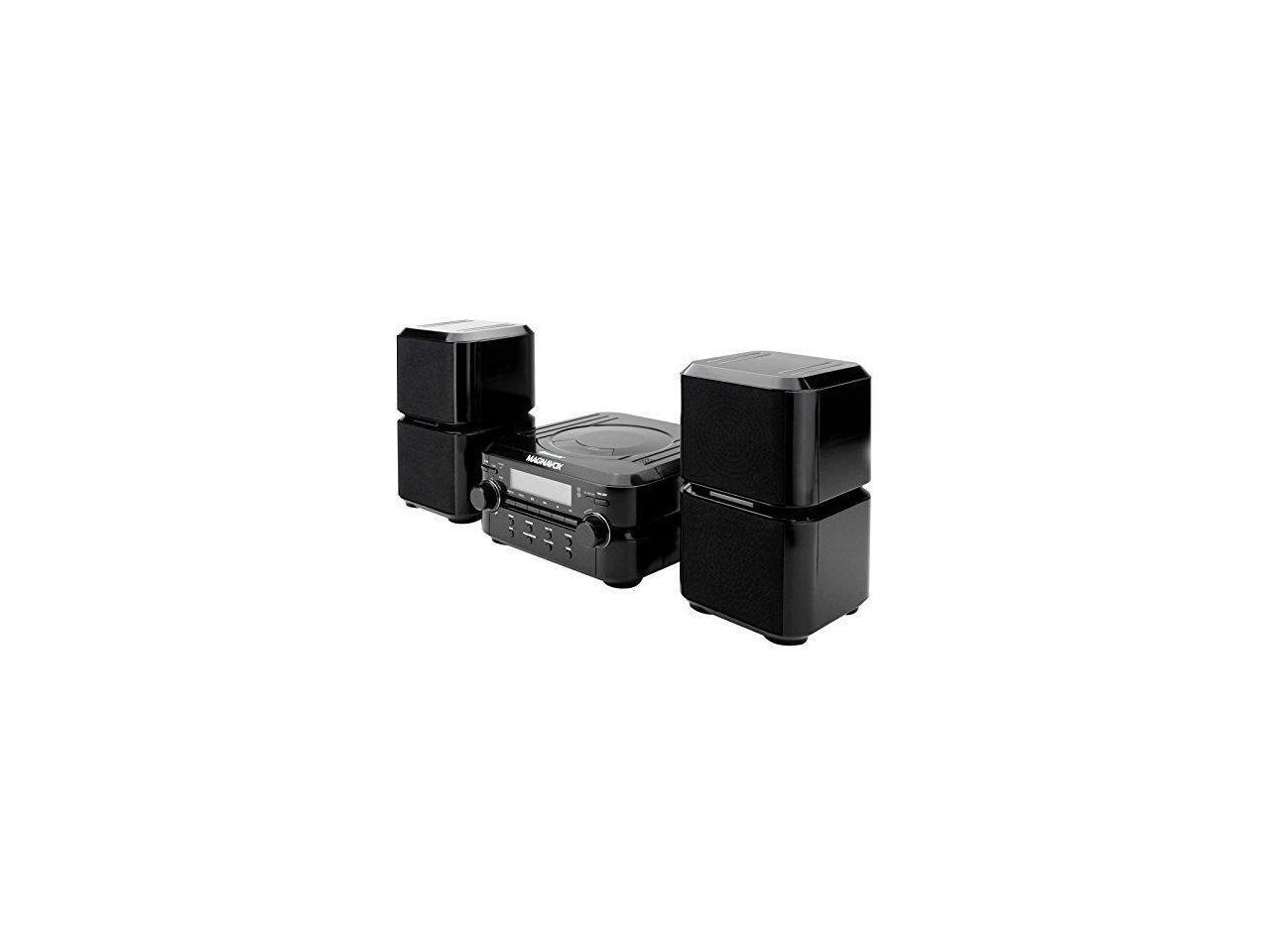 Magnavox Mm435 Black 3Pc Cd Shelf Stereo System Am Fm Radio - Newegg.com