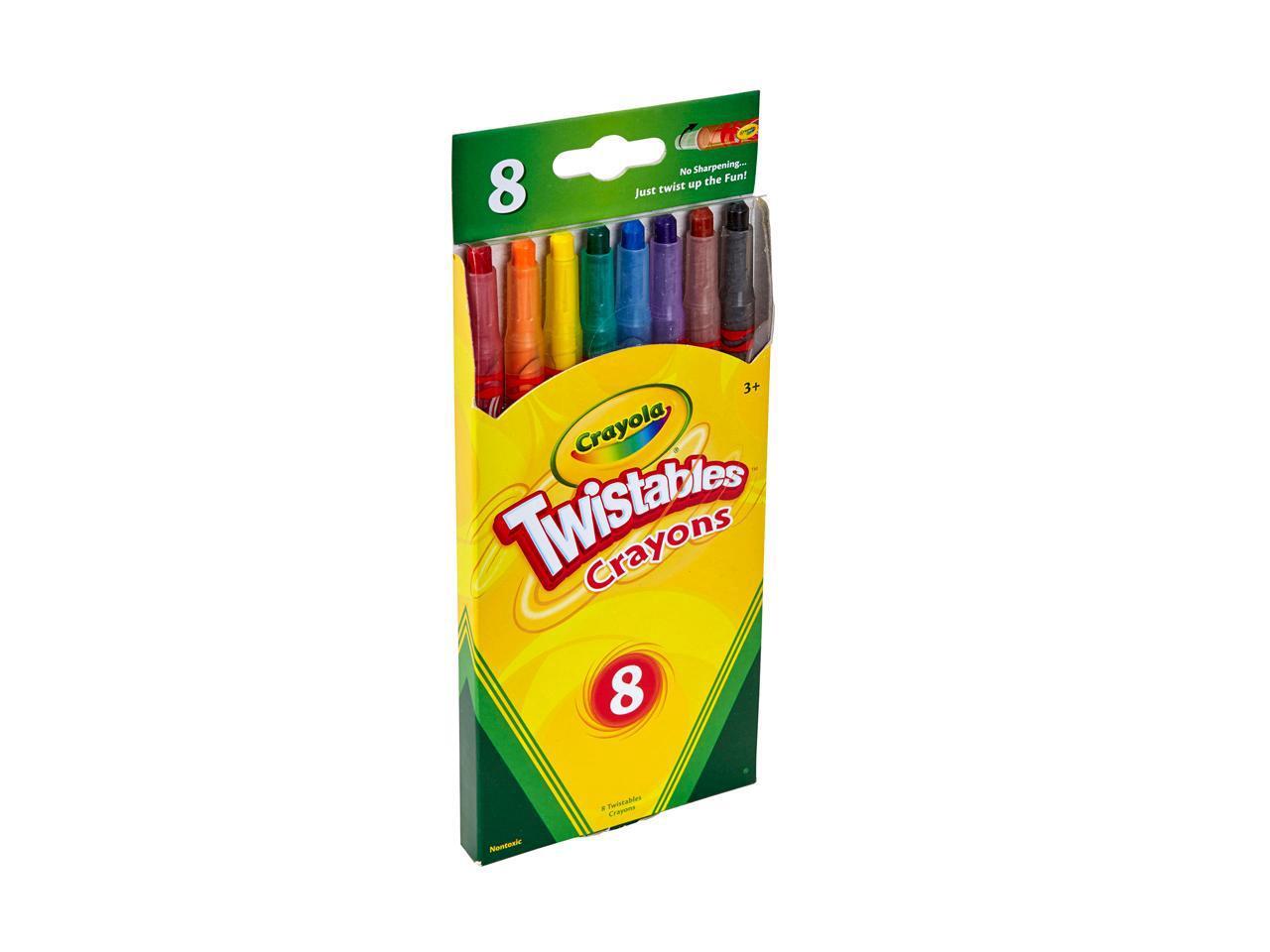 Crayola Twistable Crayons 8 Traditional Colors/Set 527408 - Newegg.com