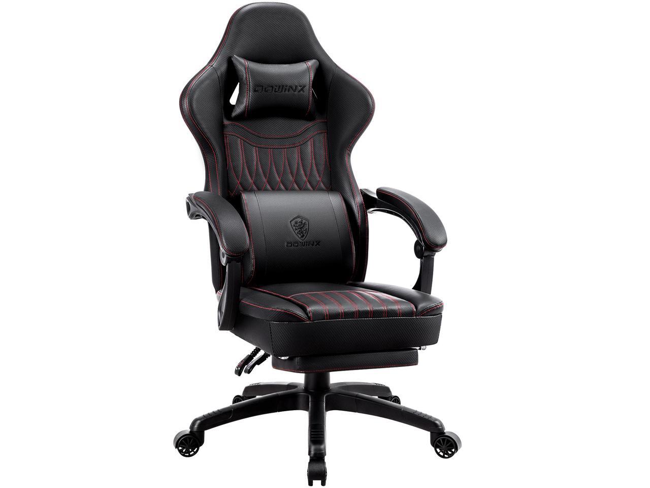 Dowinx Gaming Chair Breathable PU Leather Gamer Chair with Pocket ...
