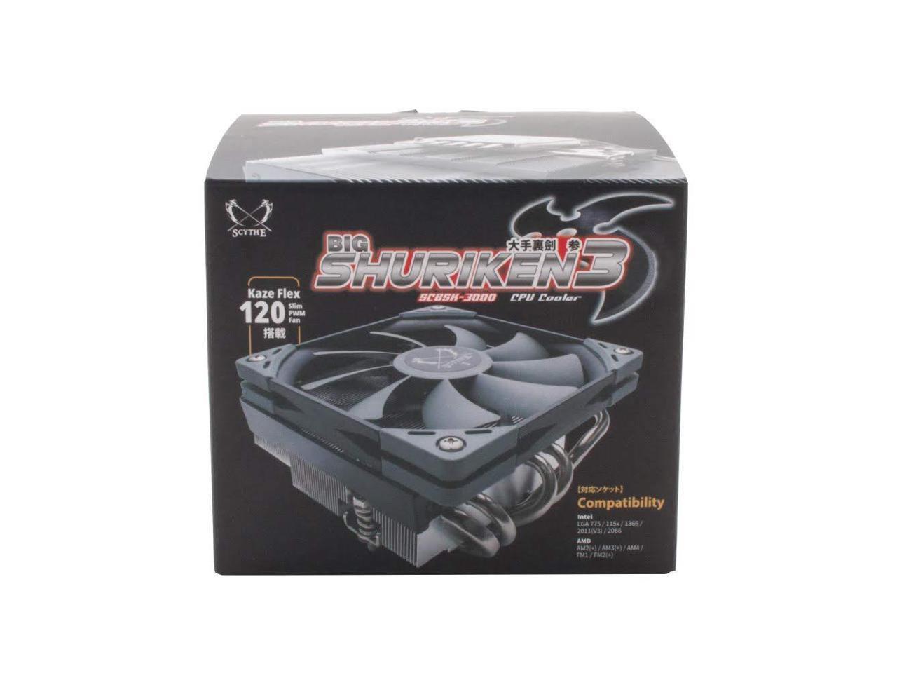 Scythe Big Shuriken 3 Low Profile 120mm CPU cooler - Newegg.com