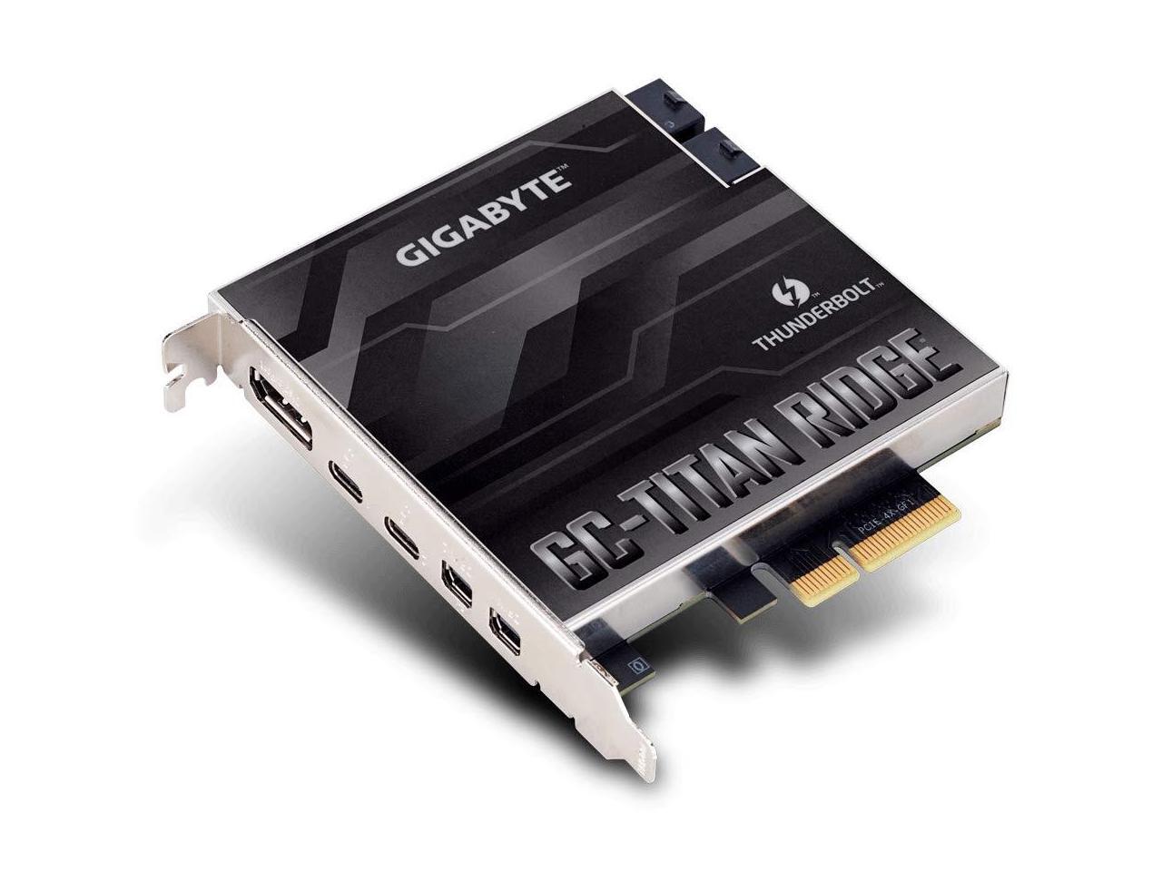 GIGABYTE (Alpine Ridge Thunderbolt 3 PCIe Card Components Other GC ...