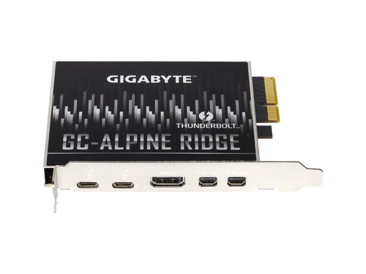 GIGABYTE (Alpine Ridge Thunderbolt 3 PCIe Card Components Other GC ...