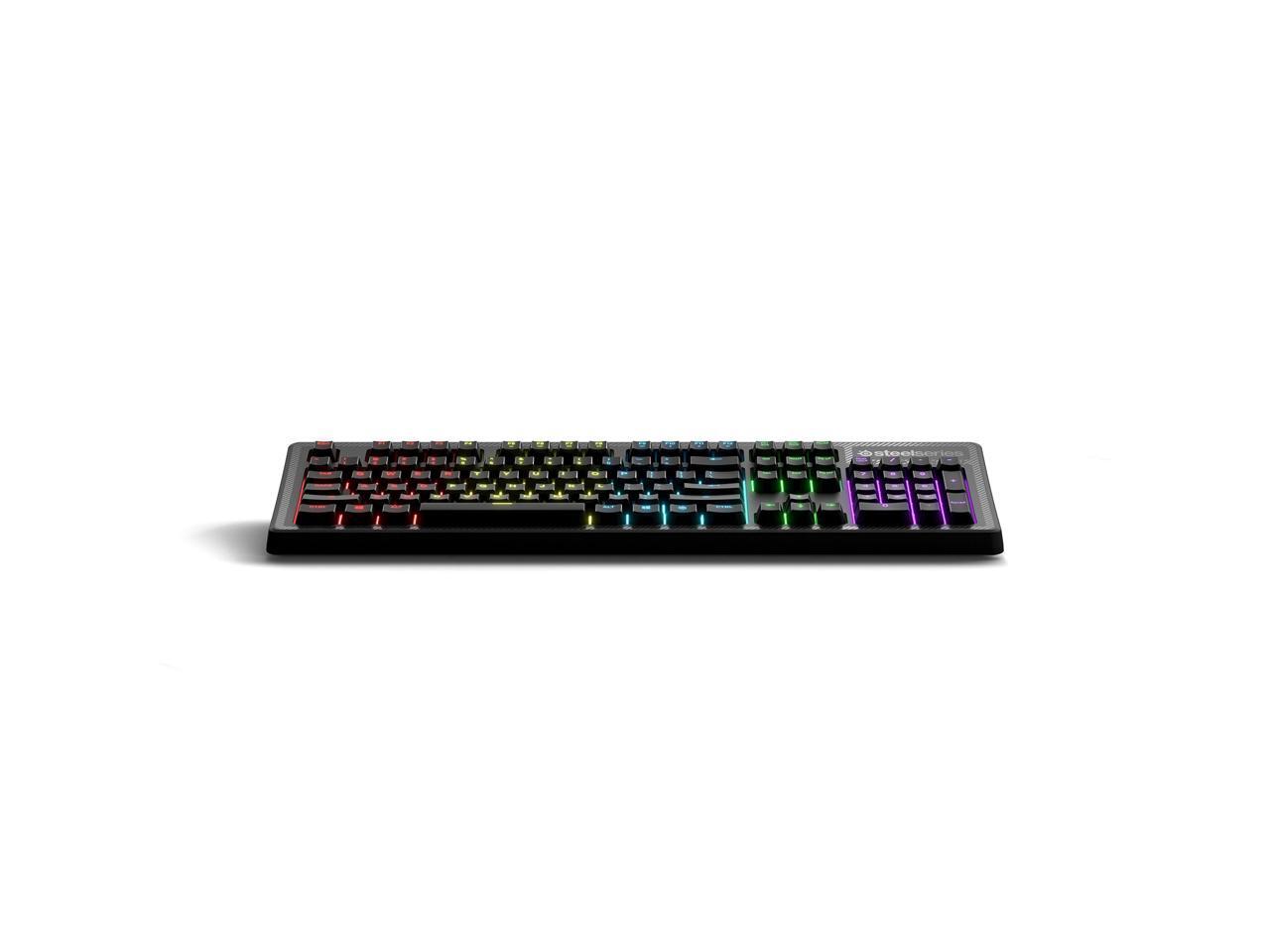 SteelSeries Apex 150 RGB Gaming Keyboard - Tactile & Silent - RGB LED ...