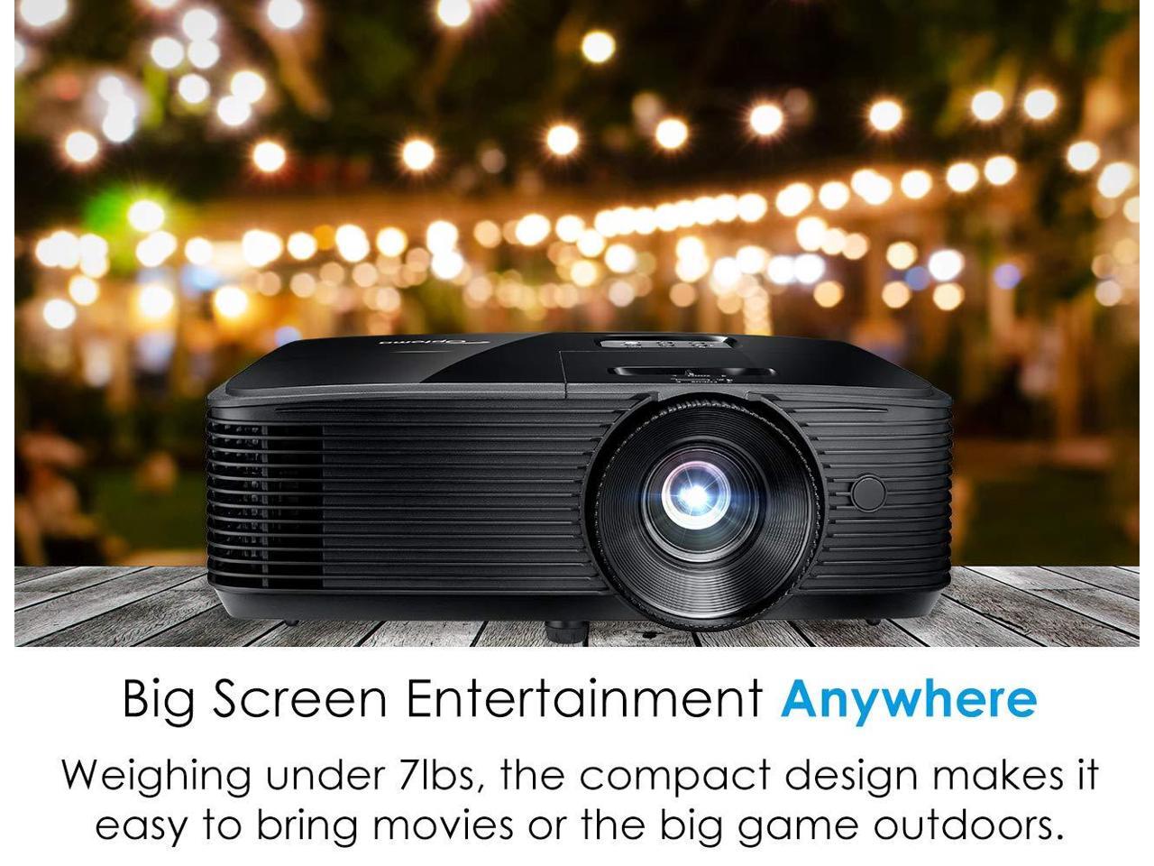 Optoma HD143X DLP Projector 3000 Lumens 1080P 23,000:1 REC.709 color ...