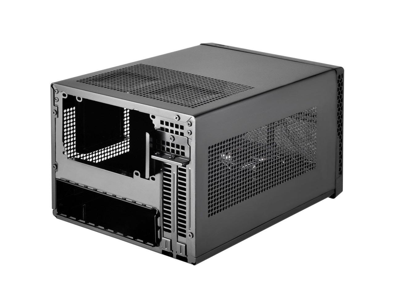 Silverstone Tek Mini-DTX, Mini-ITX Small Form Factor Computer Case with Faux Aluminum Front ...