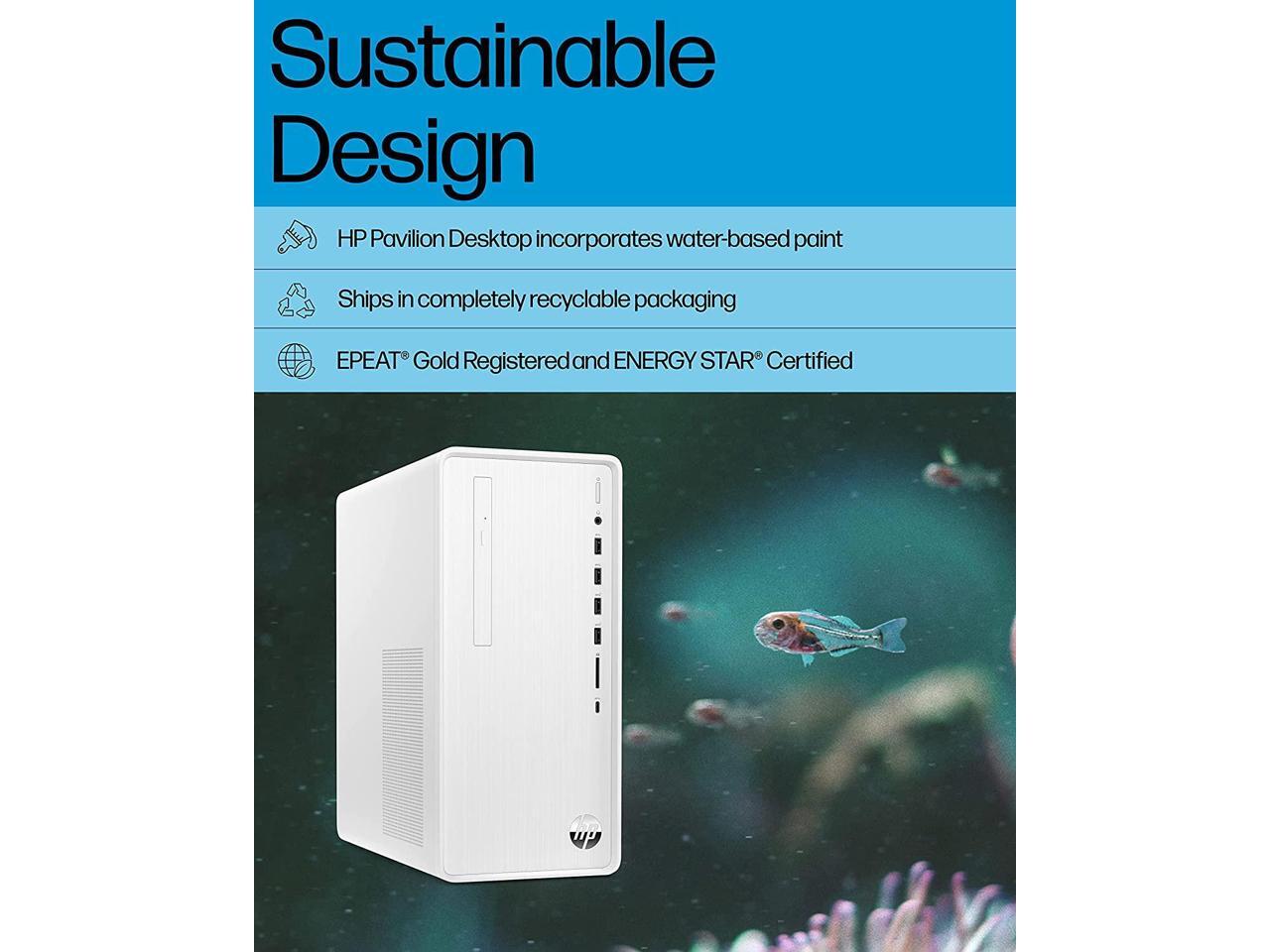 Refurbished: HP Pavilion TP01-3016 Desktop Intel Core i5-12400 2.50GHz ...