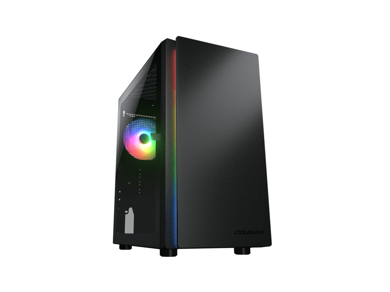 Cougar Gaming Purity RGB Computer Case (Black) - Newegg.com