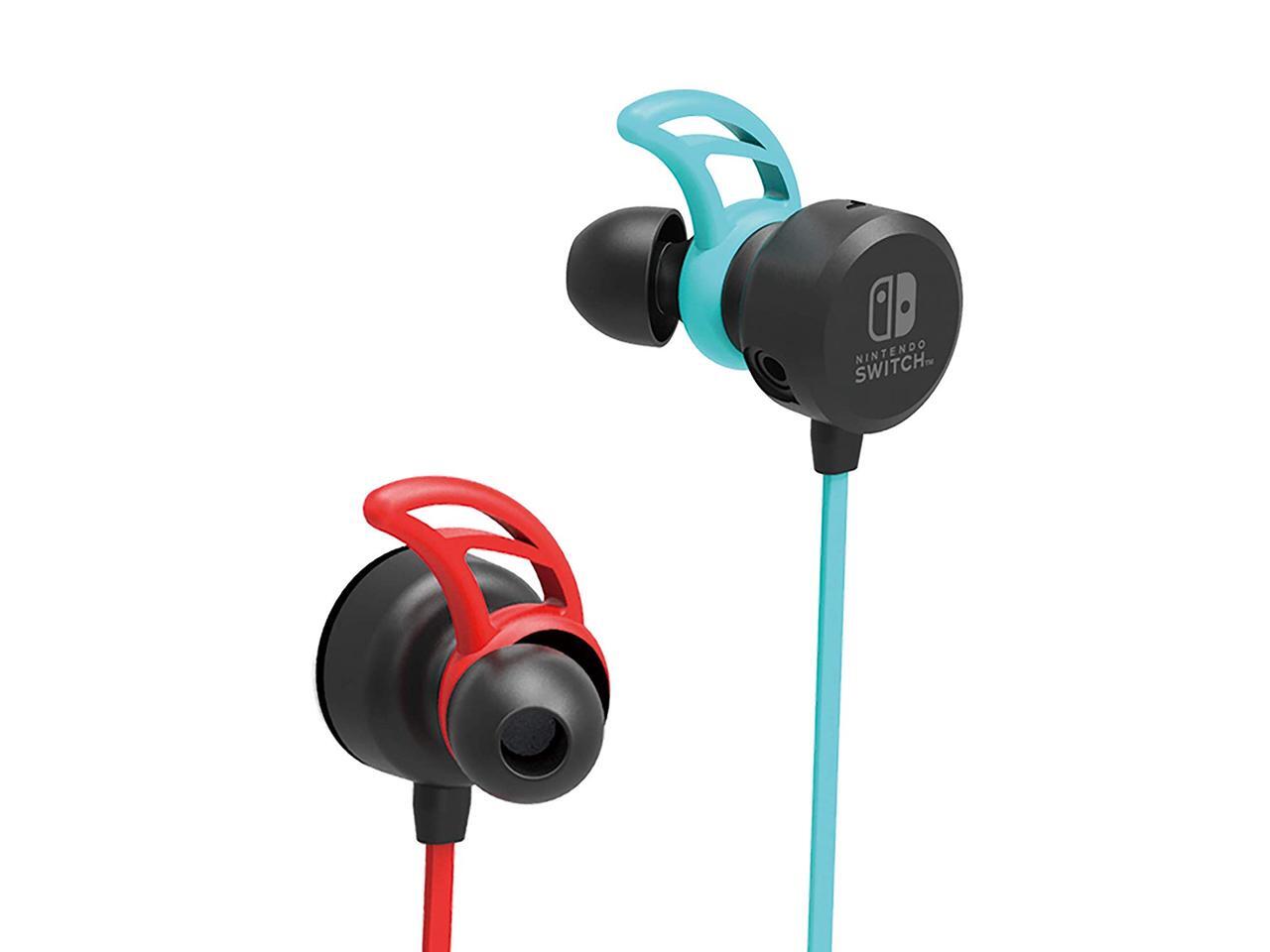 HORI Nintendo Switch Gaming Earbuds Pro with Mixer - Red/Blue - Newegg.com