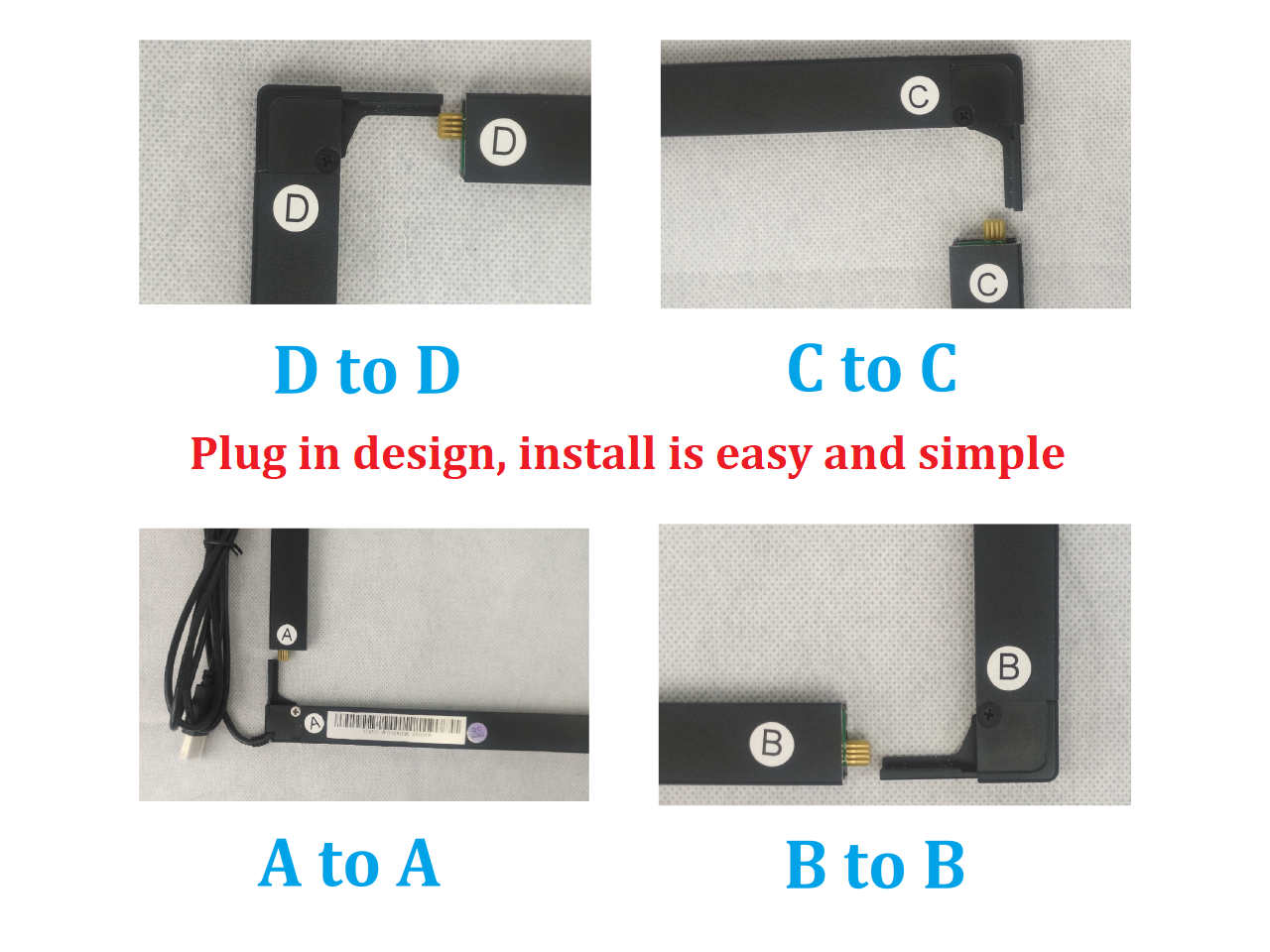 Deyowo 40 Inch 6 Points Interactive Infrared IR Touch Screen Overlay ...