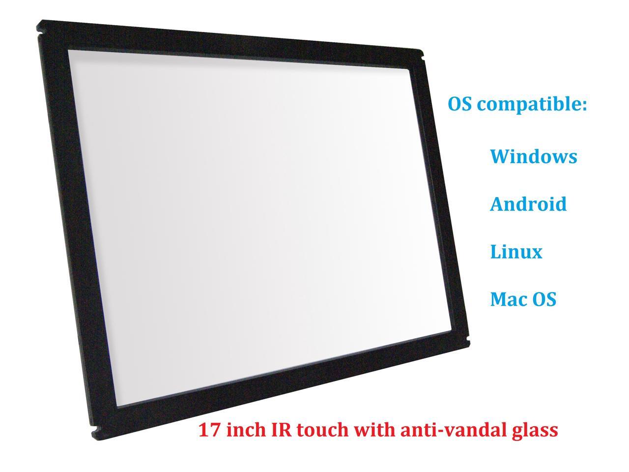 17 Inch Multi Points IR Touch Screen Infrared Touch Panels Overlay USB ...