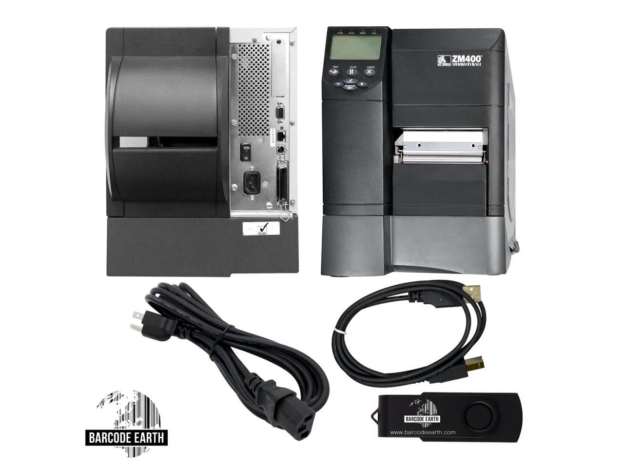 Refurbished: Zebra ZM400 ZM400-2001-0100T Label Thermal Printer ...