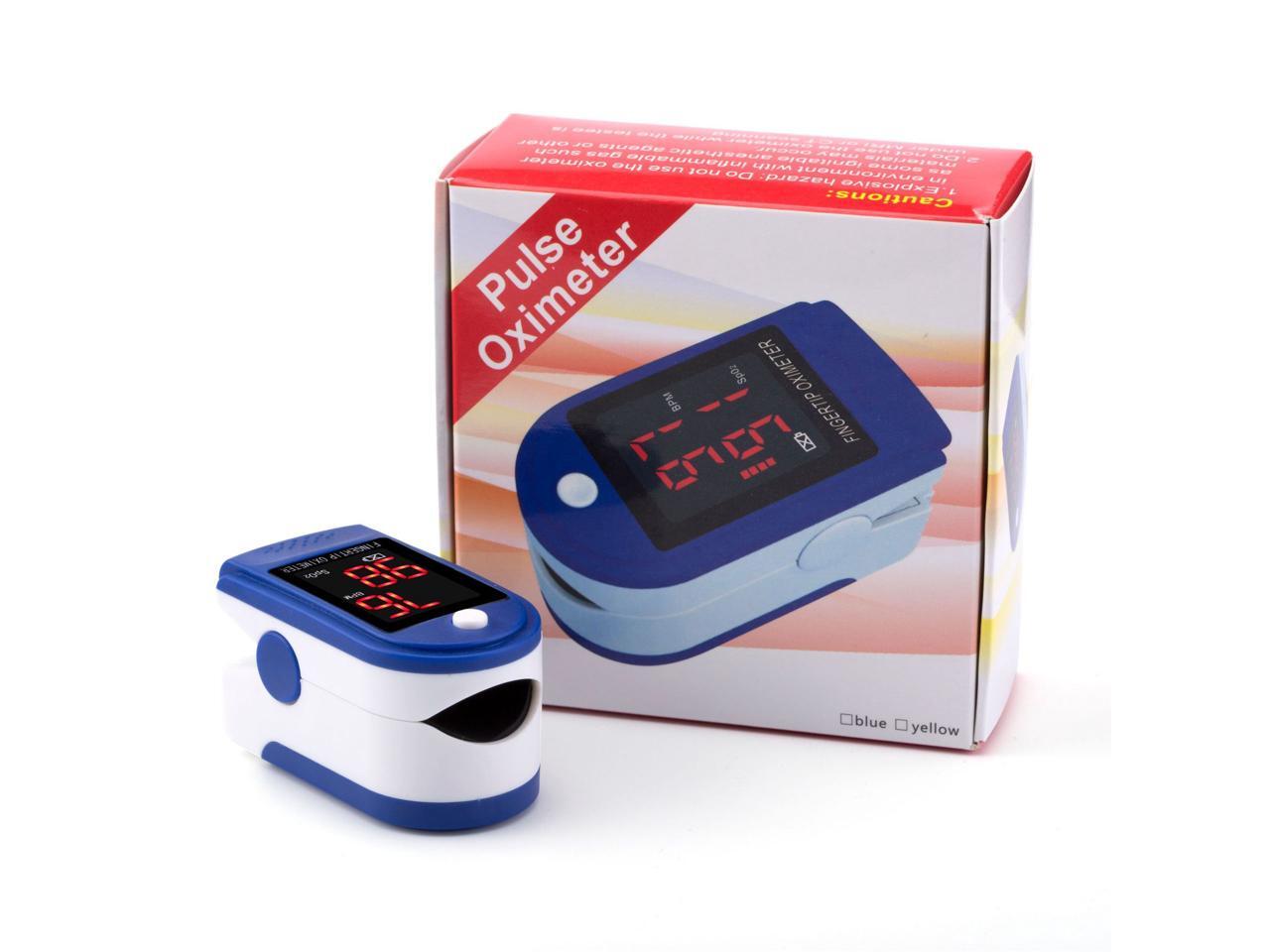 CONTEC CMS50DL Pulse Oximeter Fingertip Blood Oxygen Monitor With Carry ...
