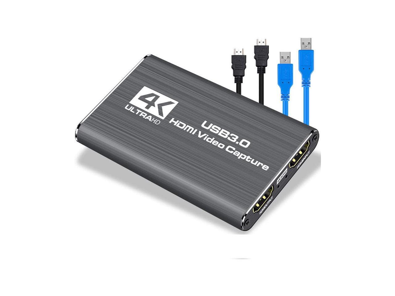 DIGITNOW 4K Audio Video Capture Card, USB 3.0 HDMI Video Capture Device ...