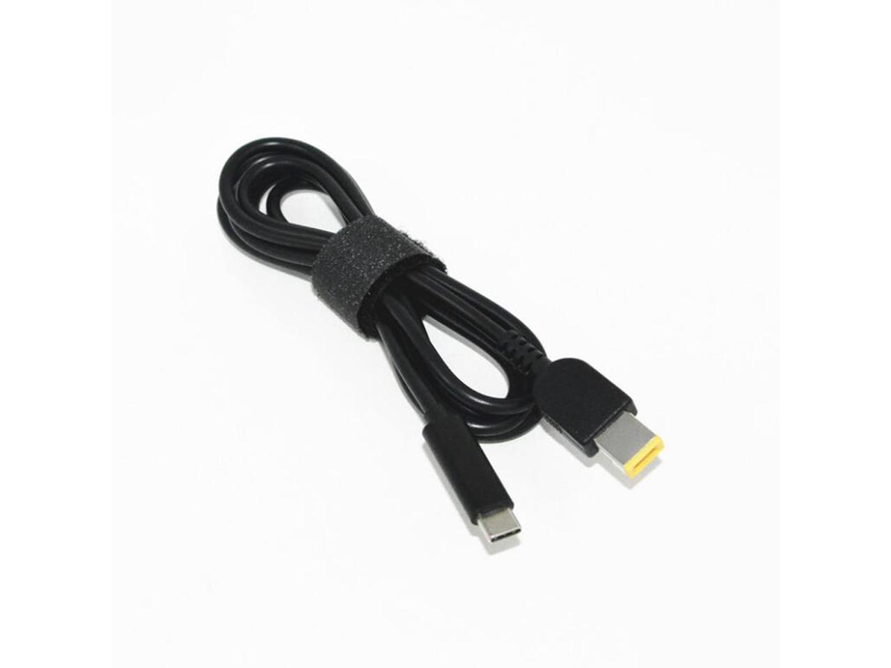 USB-C Type-C to Slim Tip Power Cable works with for Lenovo 65W Slim tip ...