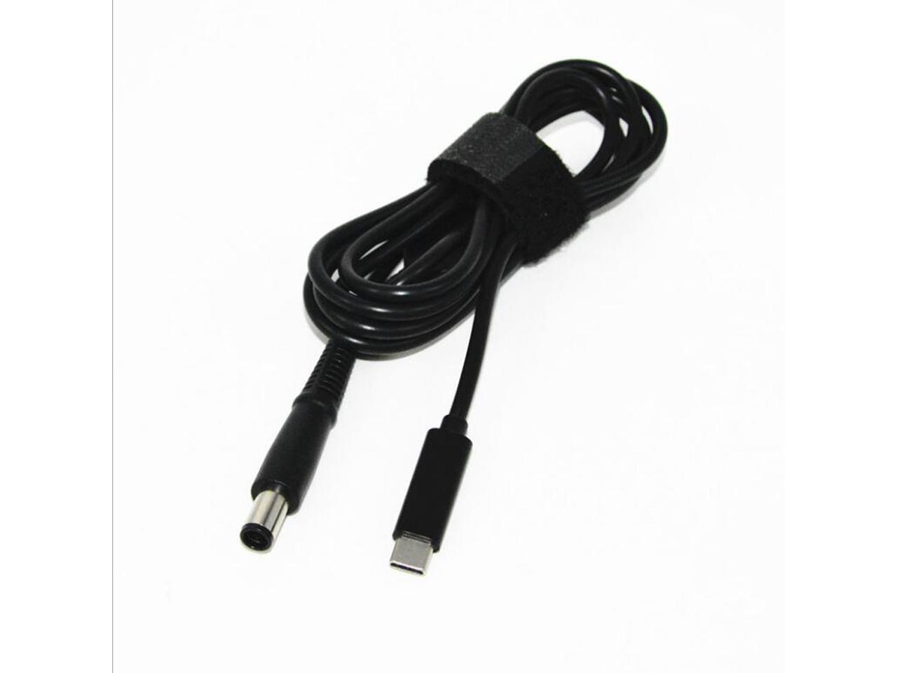 USB-C Type C to 7.4mm 5.0mm round Tip Charging Power Cable for Dell 65W ...
