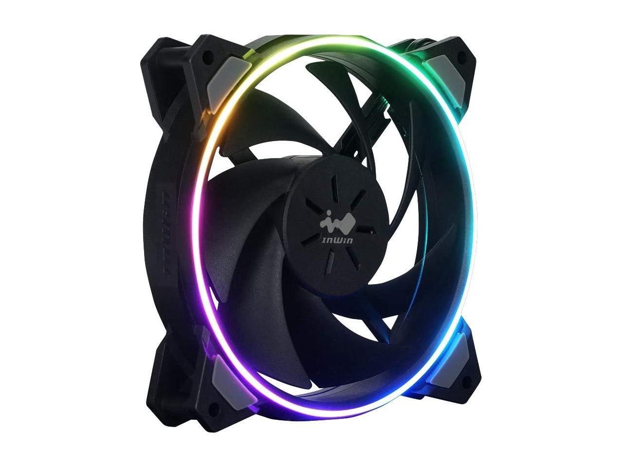 InWin Sirius Loop Addressable RGB Triple Fan Kit 120mm High Performance ...