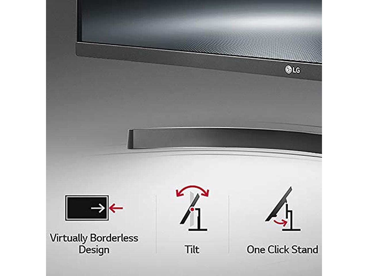 LG 27” QHD IPS HDR10 Monitor with AMD FreeSync™ sRGB 99% Color Gamut ...