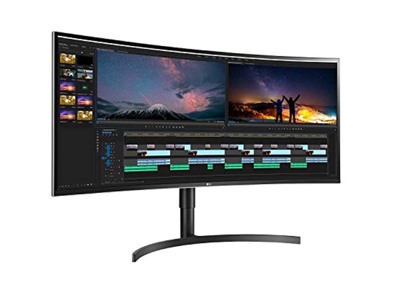 LG 38WN75C-B 38-Inch Class 21:9 Curved UltraWide QHD+ (3840 x 1600) IPS ...