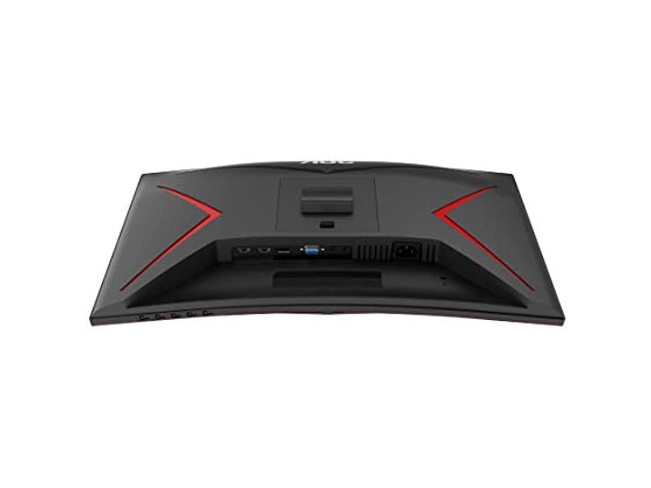 AOC C24G1A 24" Curved Frameless Gaming Monitor, FHD 1920x1080, 1500R ...