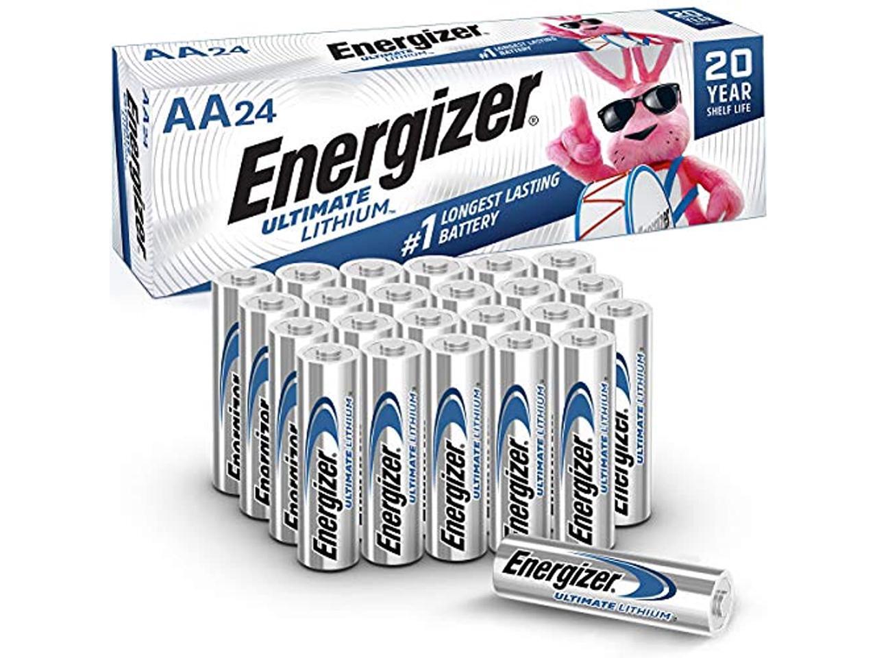 ENERGIZER L91 Energizer Ultimate Lithium AA Lithium Battery, 24 PK, 1 ...