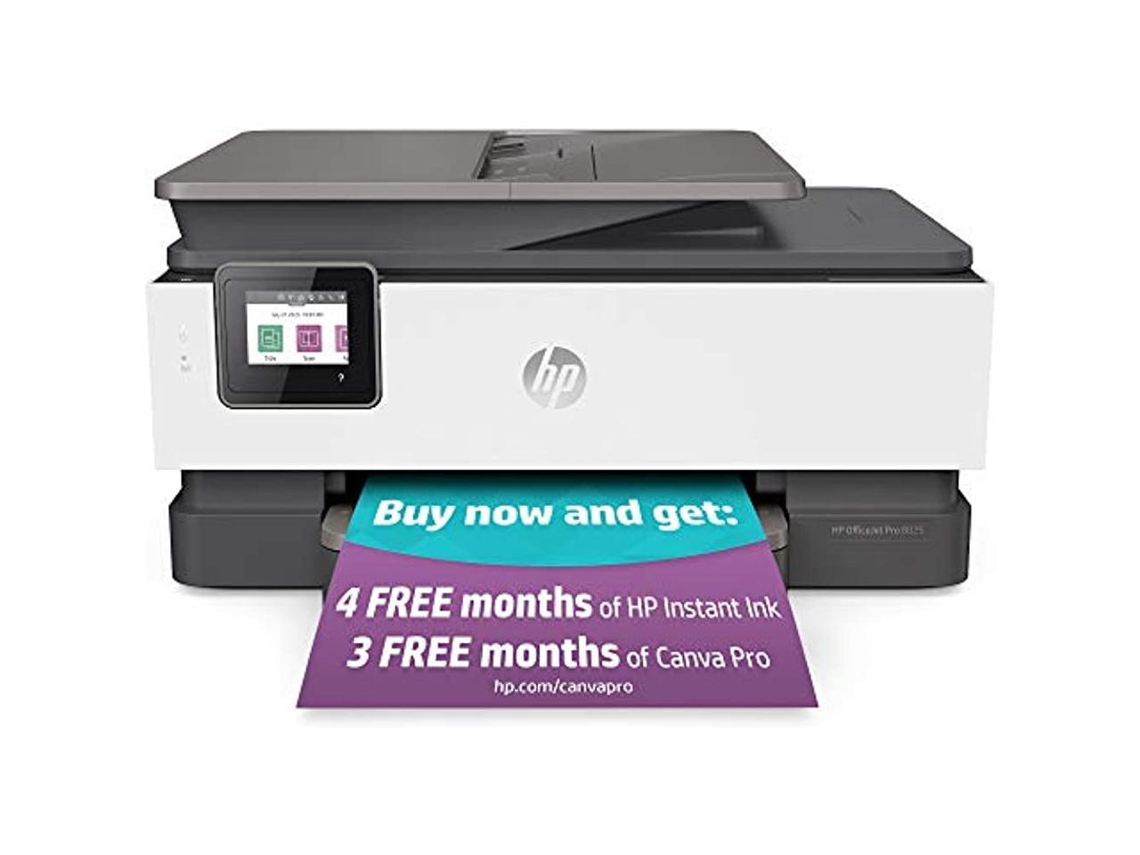 HP OfficeJet Pro 8025 All-in-One Wireless Printer, Smart Home Office ...