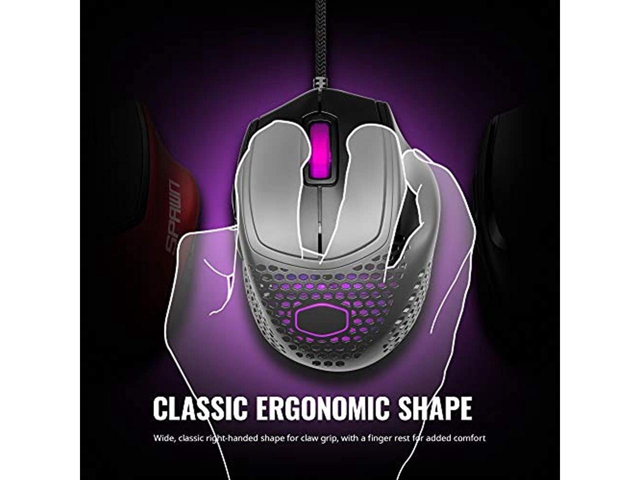 Cooler Master MM720 Black Matte Lightweight Gaming Mouse with ...