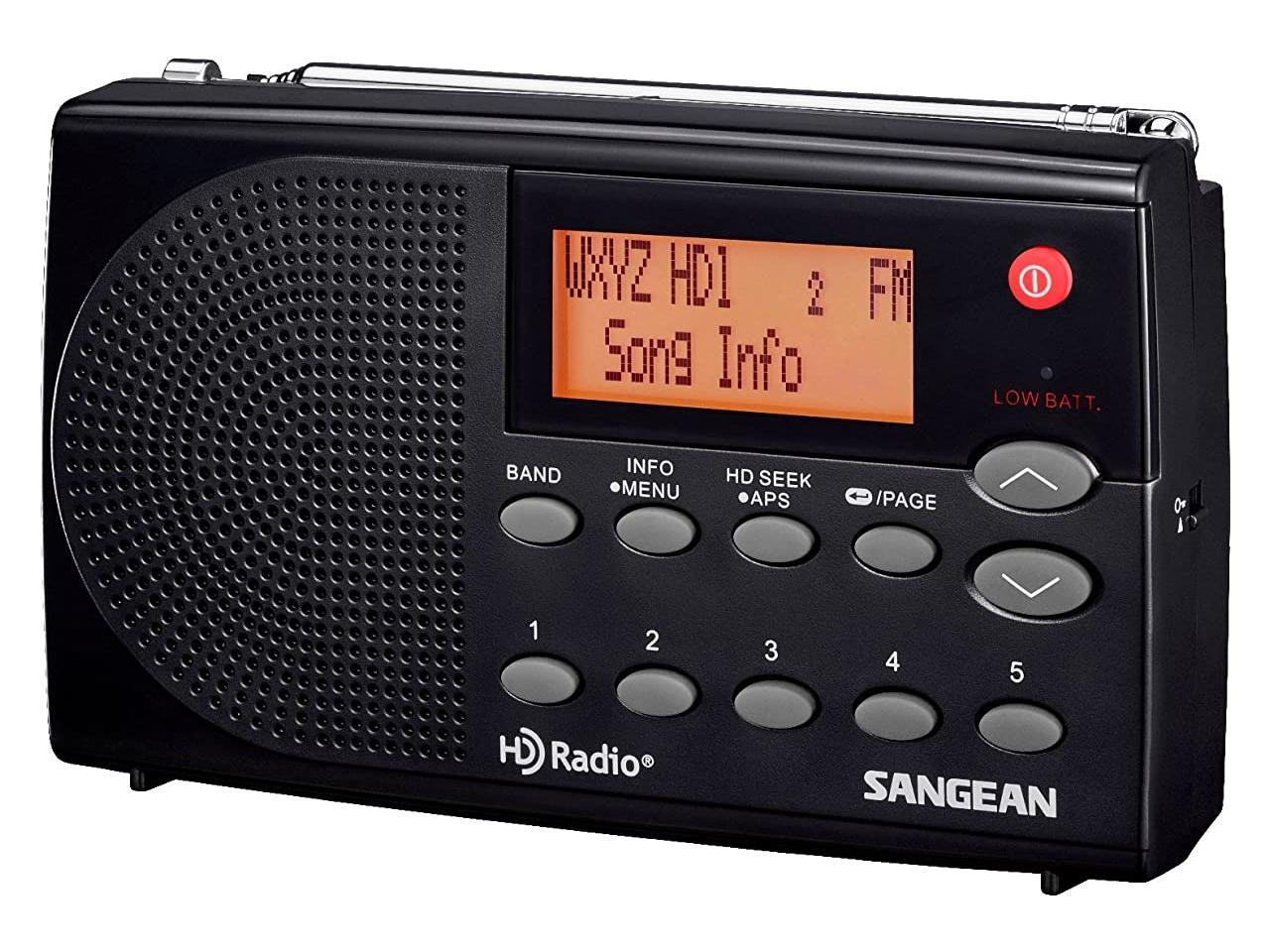Sangean(R) HDR-14 HD Radio(TM)/FM Stereo/AM Portable Radio - Newegg.com