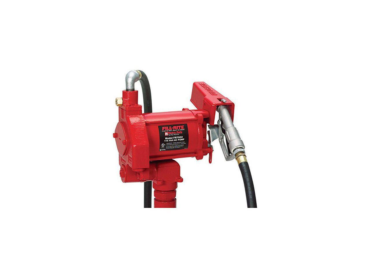 FILL-RITE FR700V Fuel Transfer Pump, 115VAC, 20 GPM, 1/3 HP, Cast iron ...