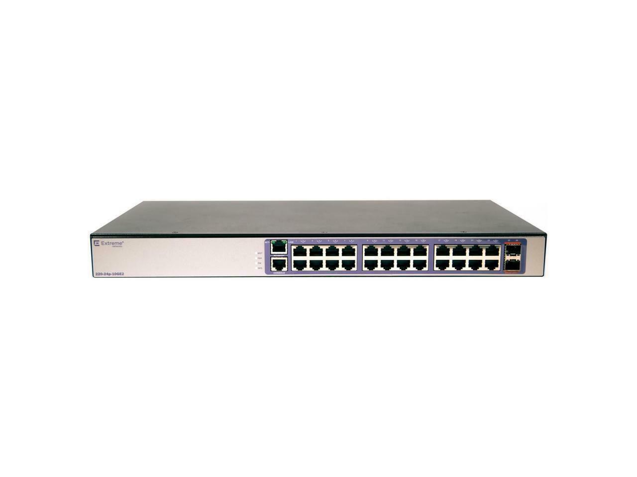 Extreme Networks - 16563 - Extreme Networks 220-24p-10GE2 Layer 3 ...